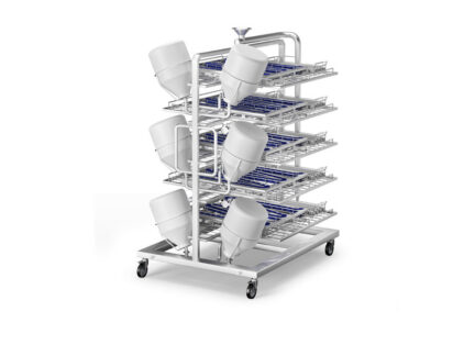 Pharmaceutical Loading Solutions: Custom Steelco Carts and Trolleys | NJM